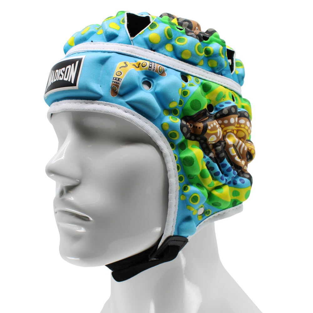 Madison | Indigenous Headguard (Blue) – Platinum Sports