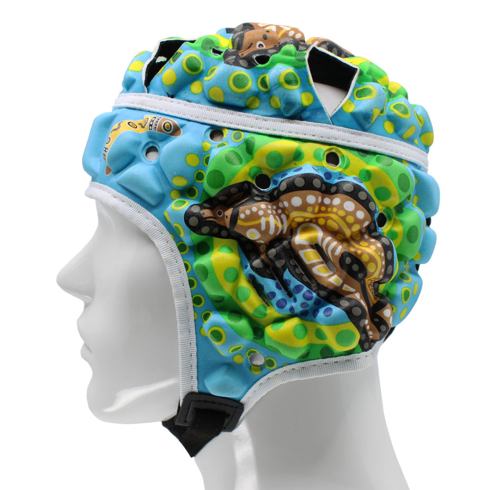 Madison | Indigenous Headguard (Blue) – Platinum Sports