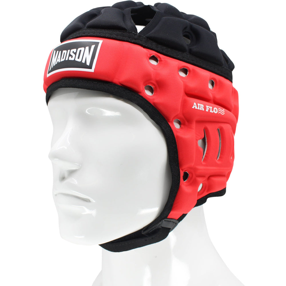 Madison | Air Flo Headguard (Red/Black) – Platinum Sports
