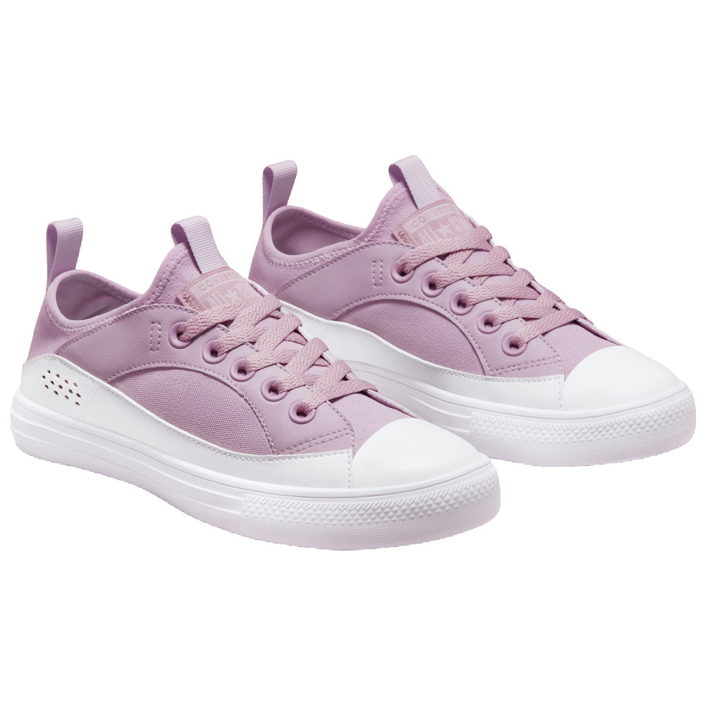 Converse | Womens Chuck Taylor All Star Wave Ultra Low (Purple/White ...