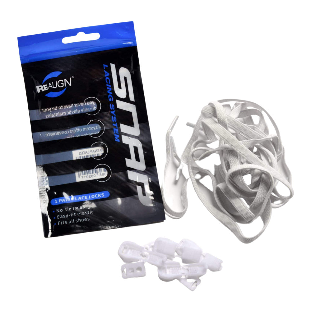 Realign | Snap Elastic Lacing System (White) – Platinum Sports